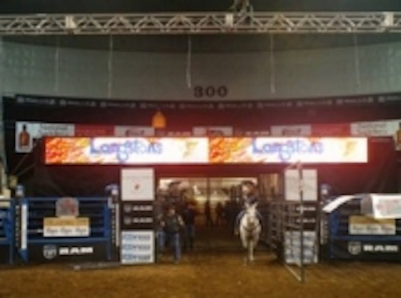 ANC Sports lights up rodeo with LED signage | LEDs Magazine