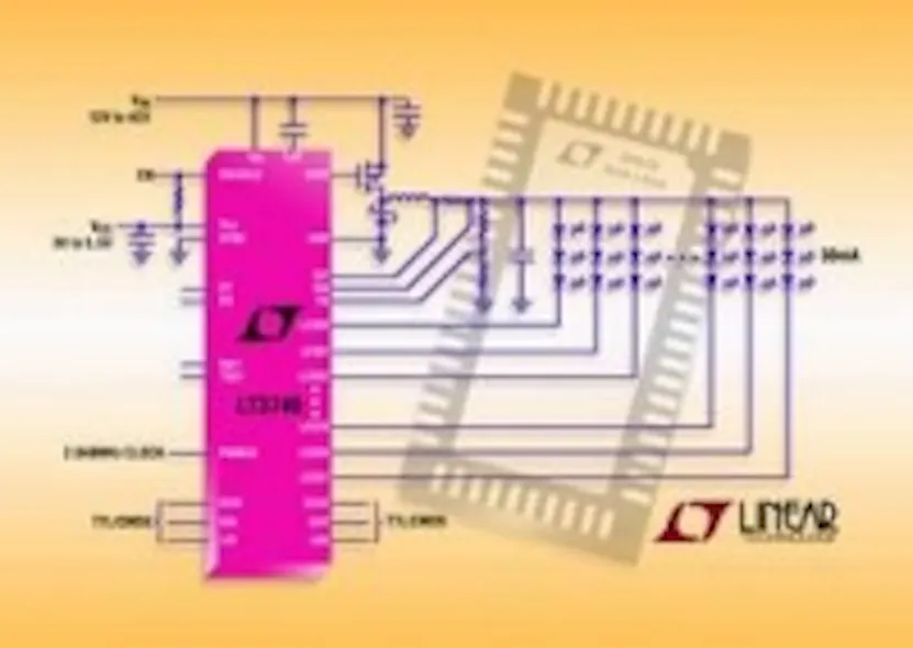 LInear 32-channel 30mA buck LED driver with DOT correction & gray-scale ...