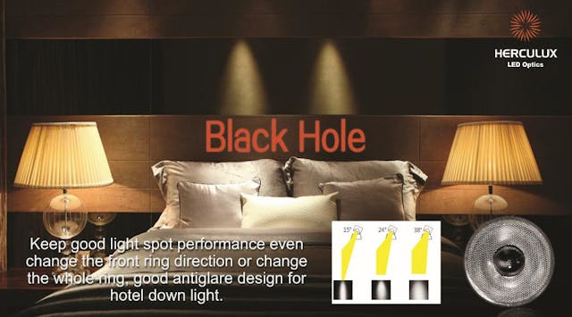HercuLux Optics-Black hole family | LEDs Magazine