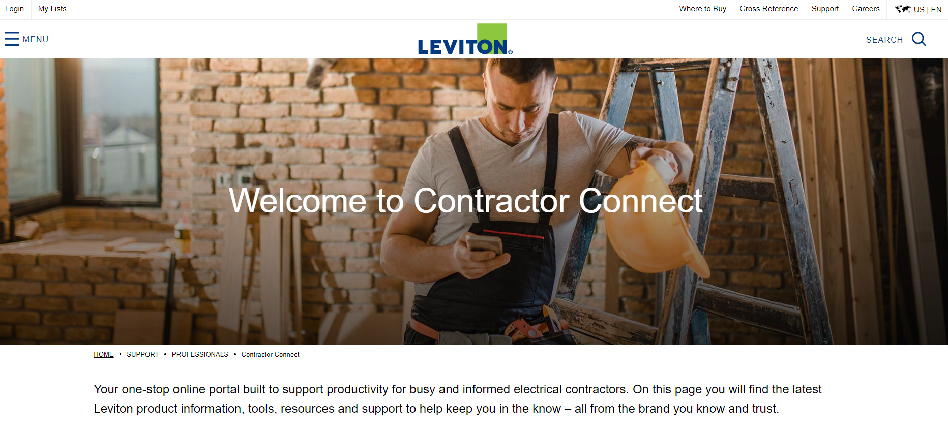 Leviton launches Contractor Connect web portal | LEDs Magazine