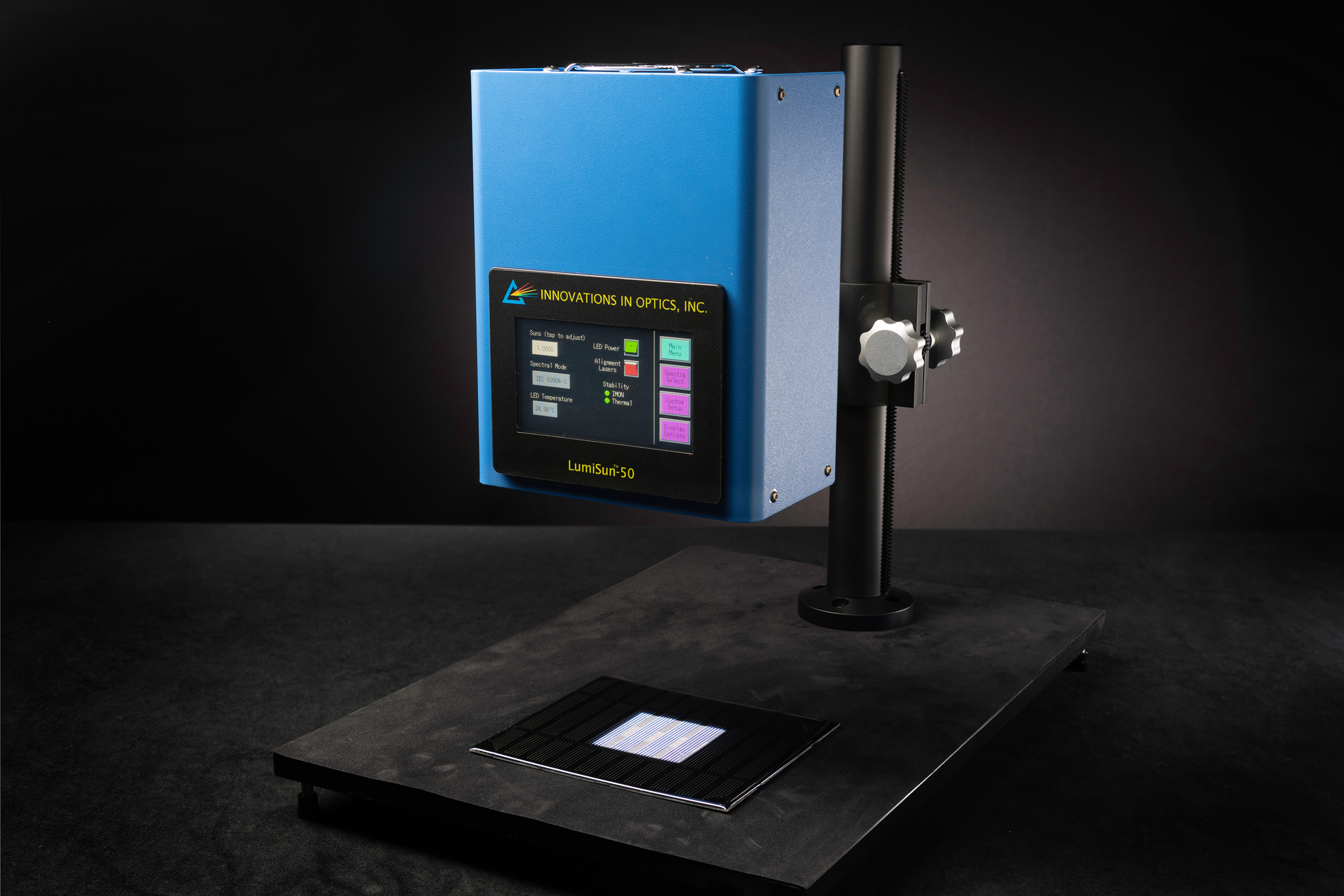 Innovations in Optics launches LumiSun™-50 Class AAA LED solar ...